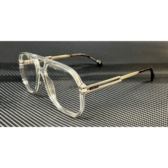 Gucci | Accessories | Gucci Clear Silver 58mm Eyeglasses | Poshmark